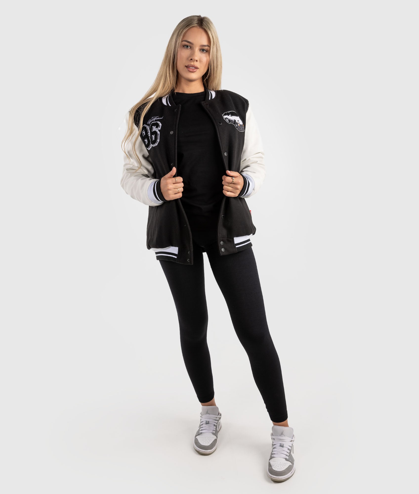 Womens AE86 Drivers Club Varsity Jacket - Hardtuned